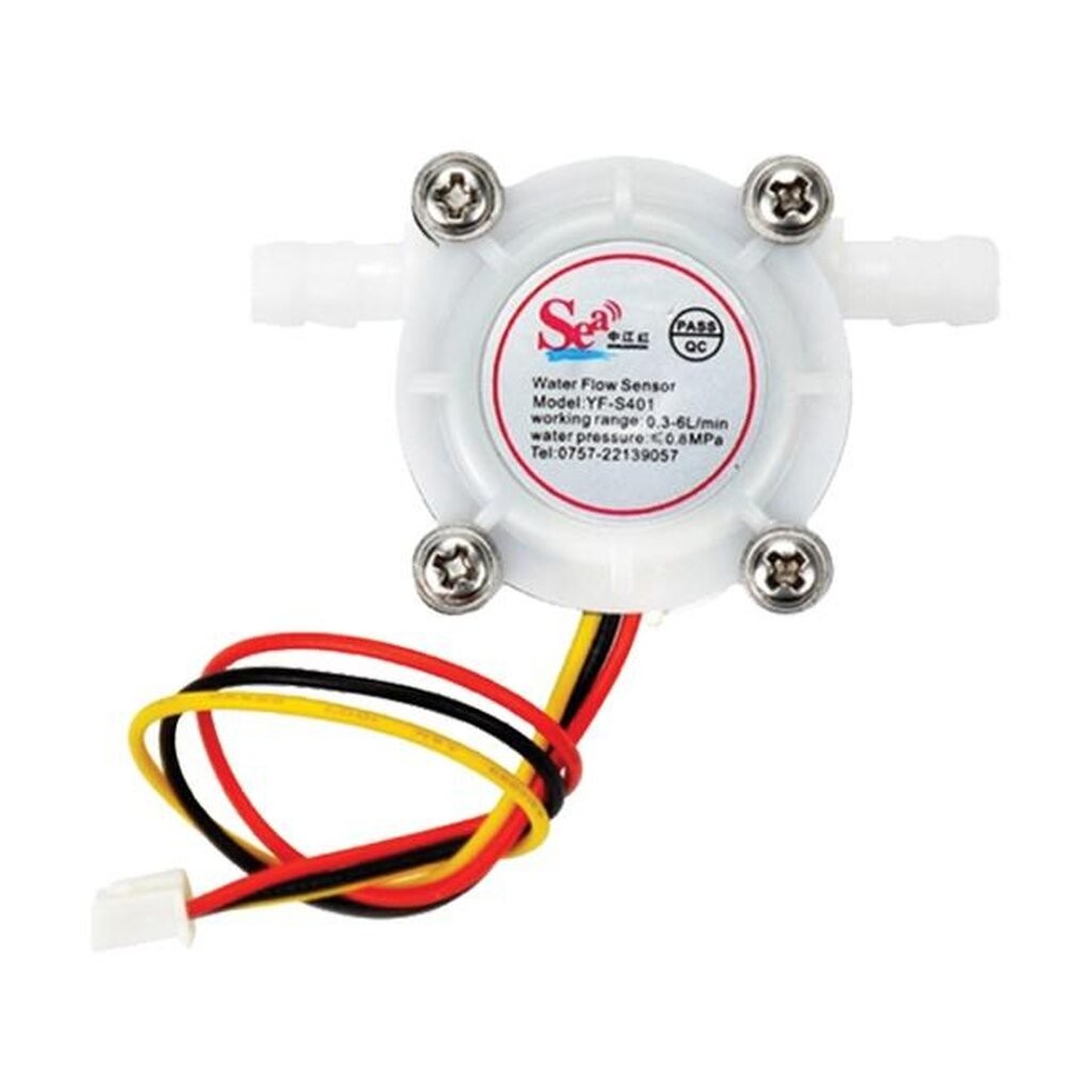 YF-S401 Hall Effect Water Flow Meter Sensor วัดอัตราการไหลของน้ำ ...