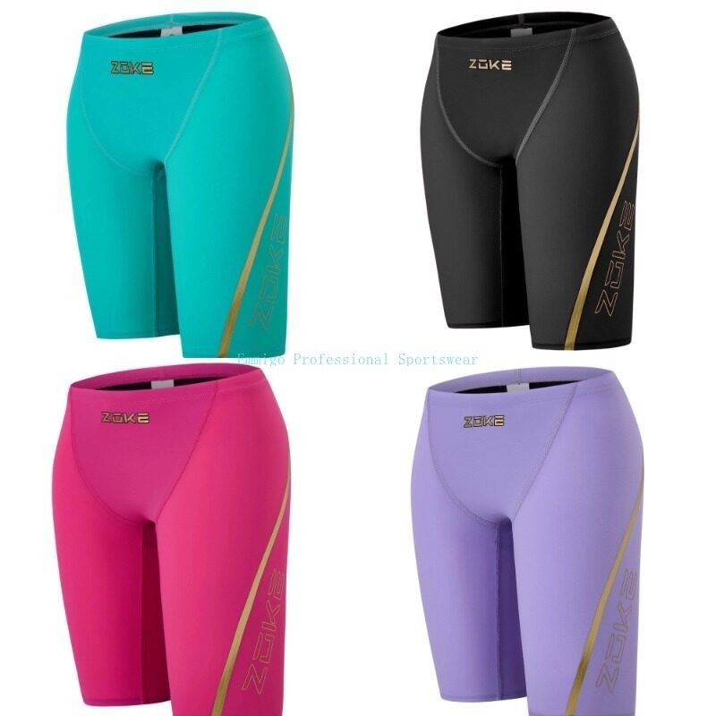 Zoke FINA ได้รับการอนุมัติ Boy Fast Swim Trunk Youth Professional Racing Swim Jammer สําหรับการ ...