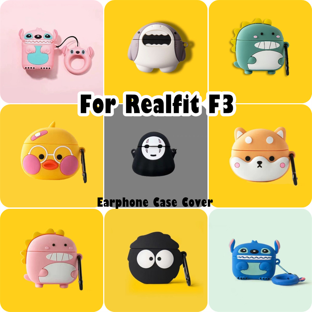 imamuraFor Realfit F3 Case เคสหูฟัง Cool Cartoon Series ปลอกซิลิโคนอ่อน ...