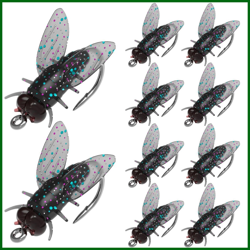 Fly Fishing Gear Flying Fish เหยื่อชุดปลาดึงดูดตกปลาเกียร์ Fly Fishing ...