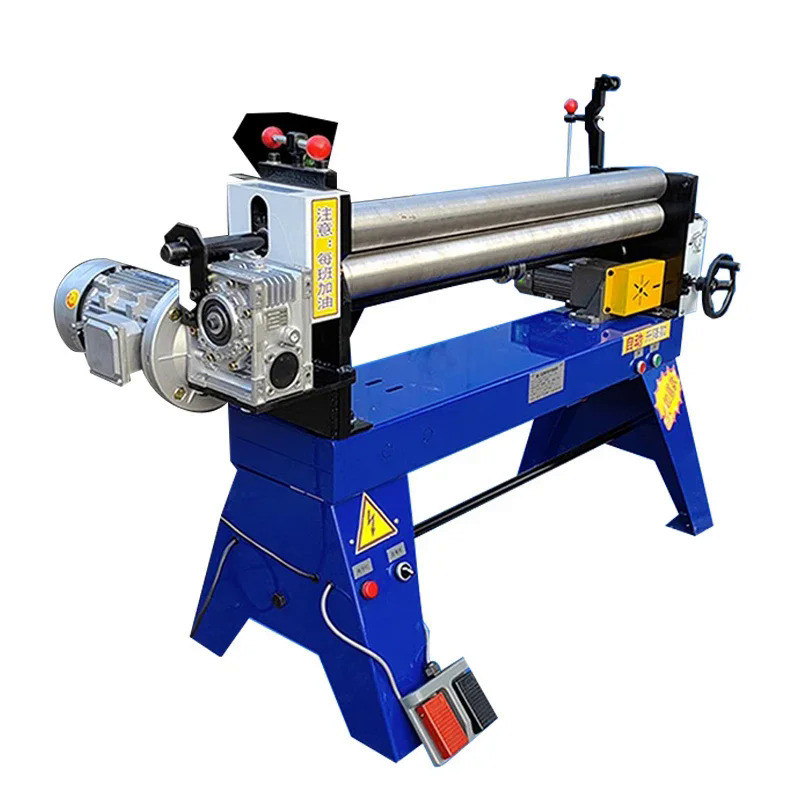 Electric Rolling Machine Stainless Plate Bending Machinery 650MM Round ...