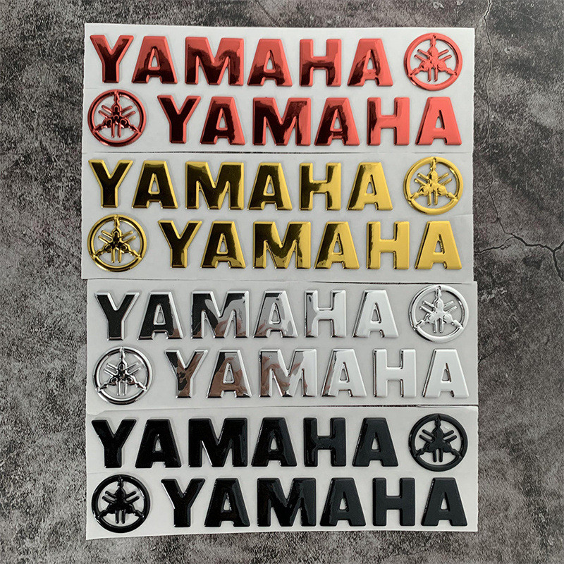 Yamaha Three-Dimensional Soft Rubber Letter Sticker R1 R3 R6 jogi MT07 ...