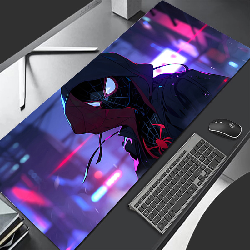 แผ่นรองเมาส์ขนาดใหญ่ Gamer 900x400 คีย์บอร์ด Pad Marvel Spider-Man ...