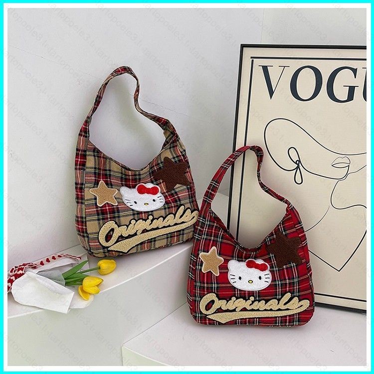 Ellen Sanrio Hello Kitty การ์ตูนน่ารัก KT Crossbody Bag Retro Fashion ...