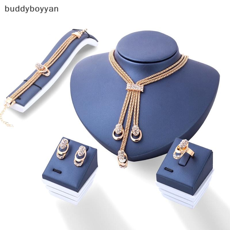 Bbth สร้อยคอคริสตัลสร้อยข้อมือแหวนต่างหู sel เพื่อนเจ้าสาวเครื่องประดับ ...