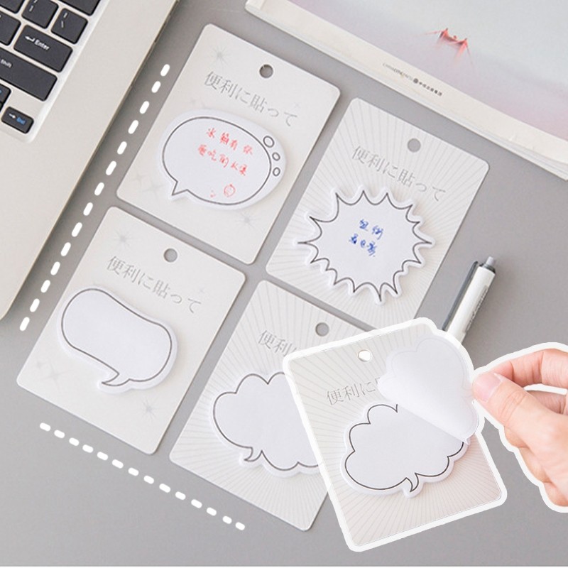 Creative Simple Dialog Box Sticky Notes Notes MEMO Note Pad เครื่อง ...