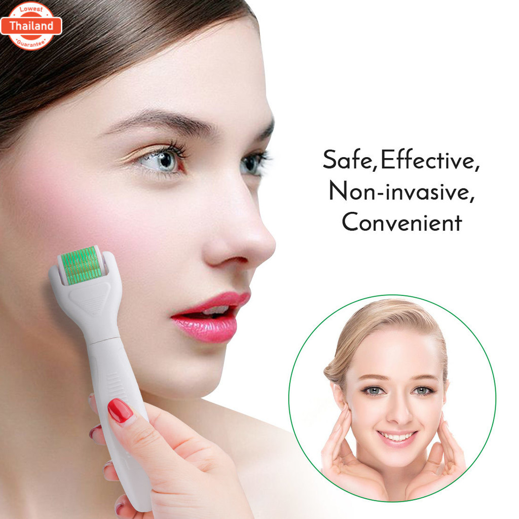 【จัดส่งในกรุงเทพฯ】6 in 1 DRS DermaRoller Beard Roller Face Roller Derma Rolling System ...
