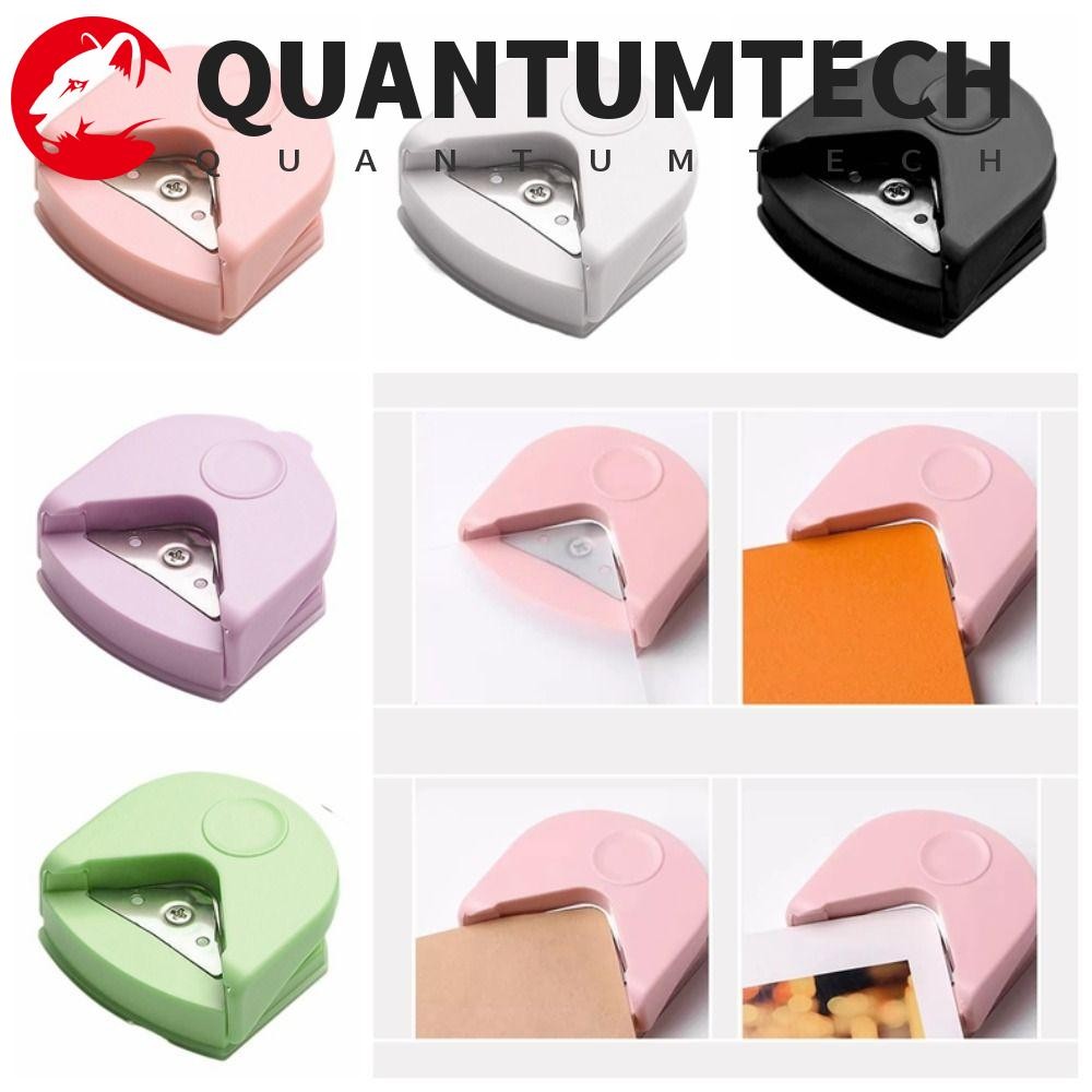 QUANTUMTECH R4 มุม Punch, กระดาษ Trimmer Arc-รูป R4 มุม Rounder, 5 สี Mini DIY Craft เครื่องตัด ...