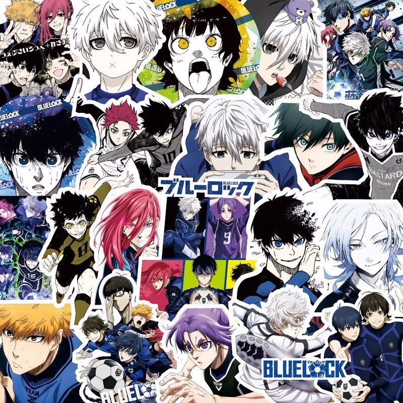 80pcs คลาสสิก BLUE LOCK อะนิเมะสติกเกอร์ Cool การ์ตูน Decals ของเล่น ...