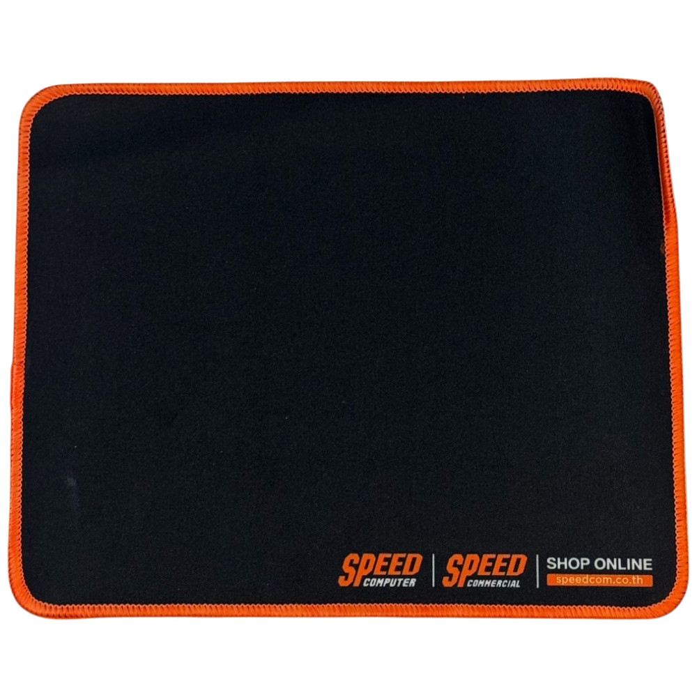 SPEED MOUSE PAD แผ่นรองเมาส์ขนาด20X25CM-เย็บขอบส้ม | By Speed Gaming ...