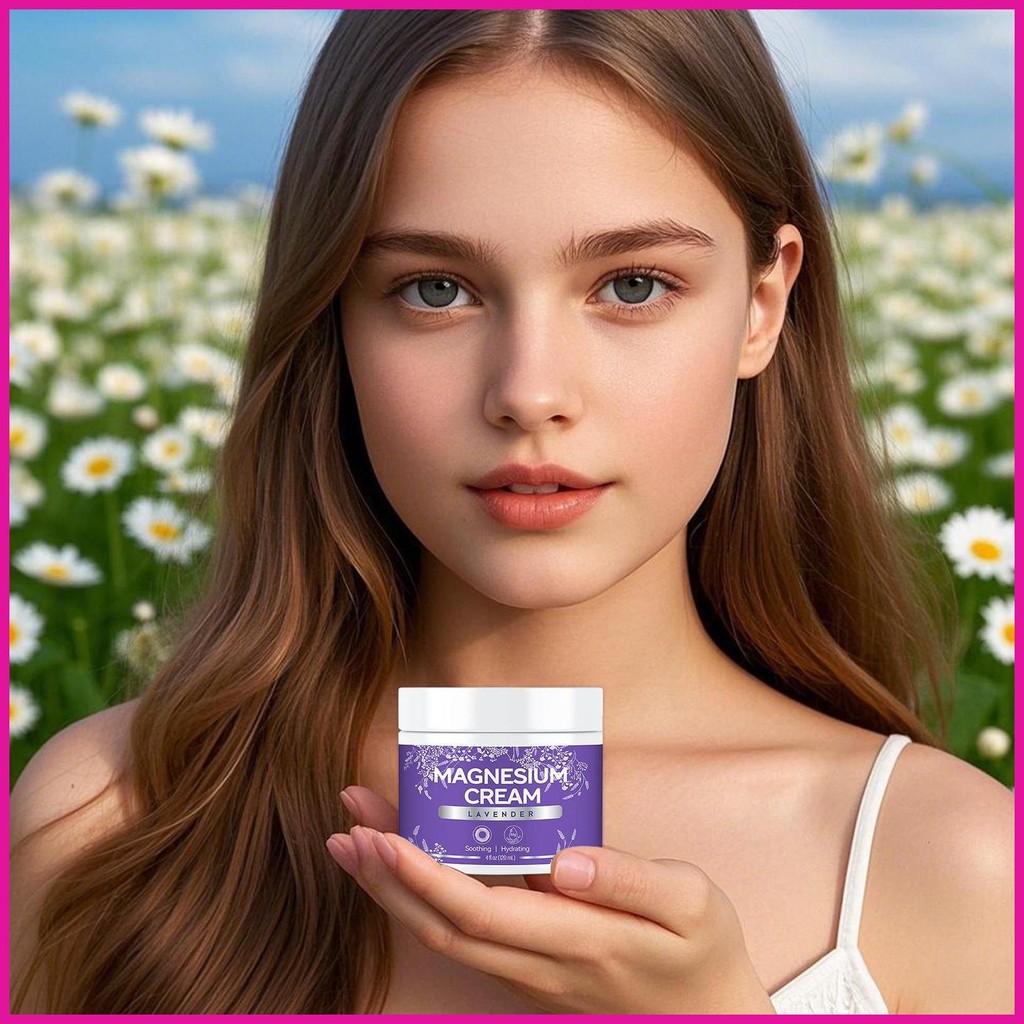 แมกนีเซียมขาครีม Body Relief Moisturizer Quick Absorption Calming ...