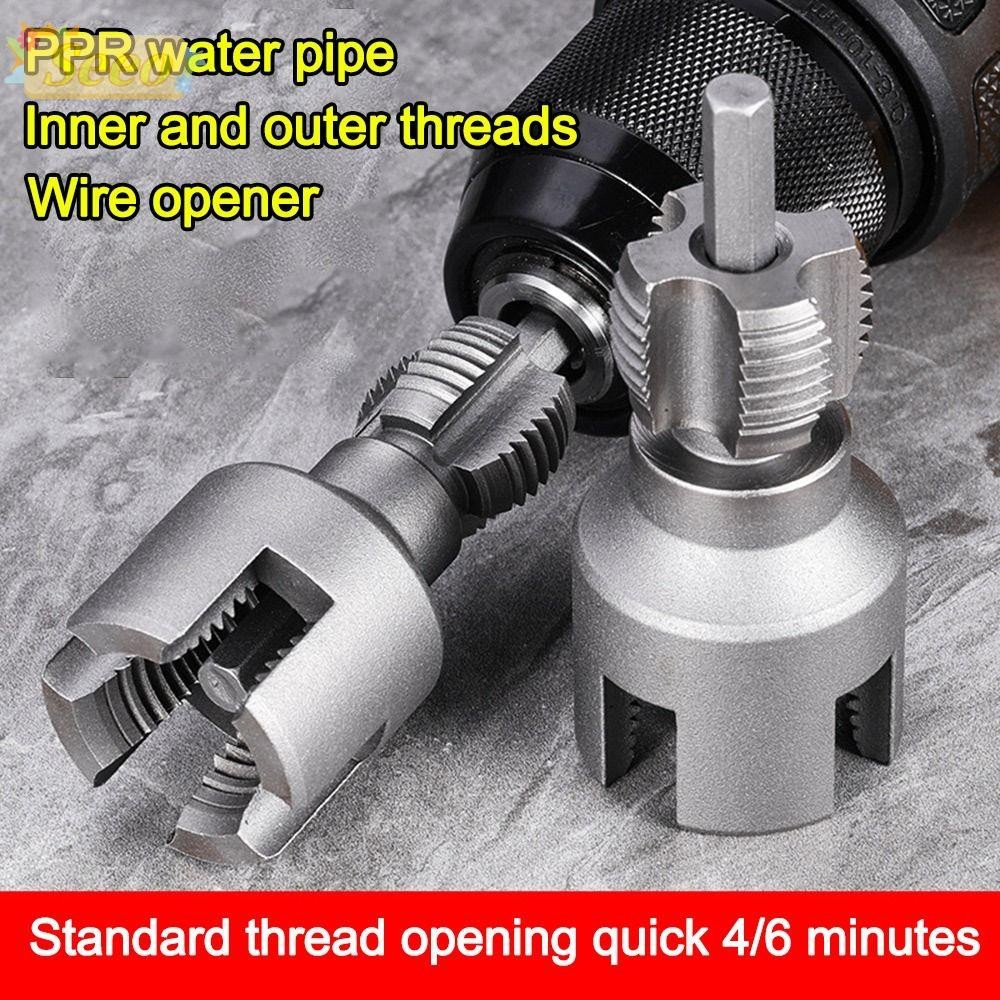 SEEO ชุดต๊าปเกลียวท่อ Pvc แบบพกพา, ด้ายภายใน/ภายนอก Fast PPR ท่อน้ํา ...