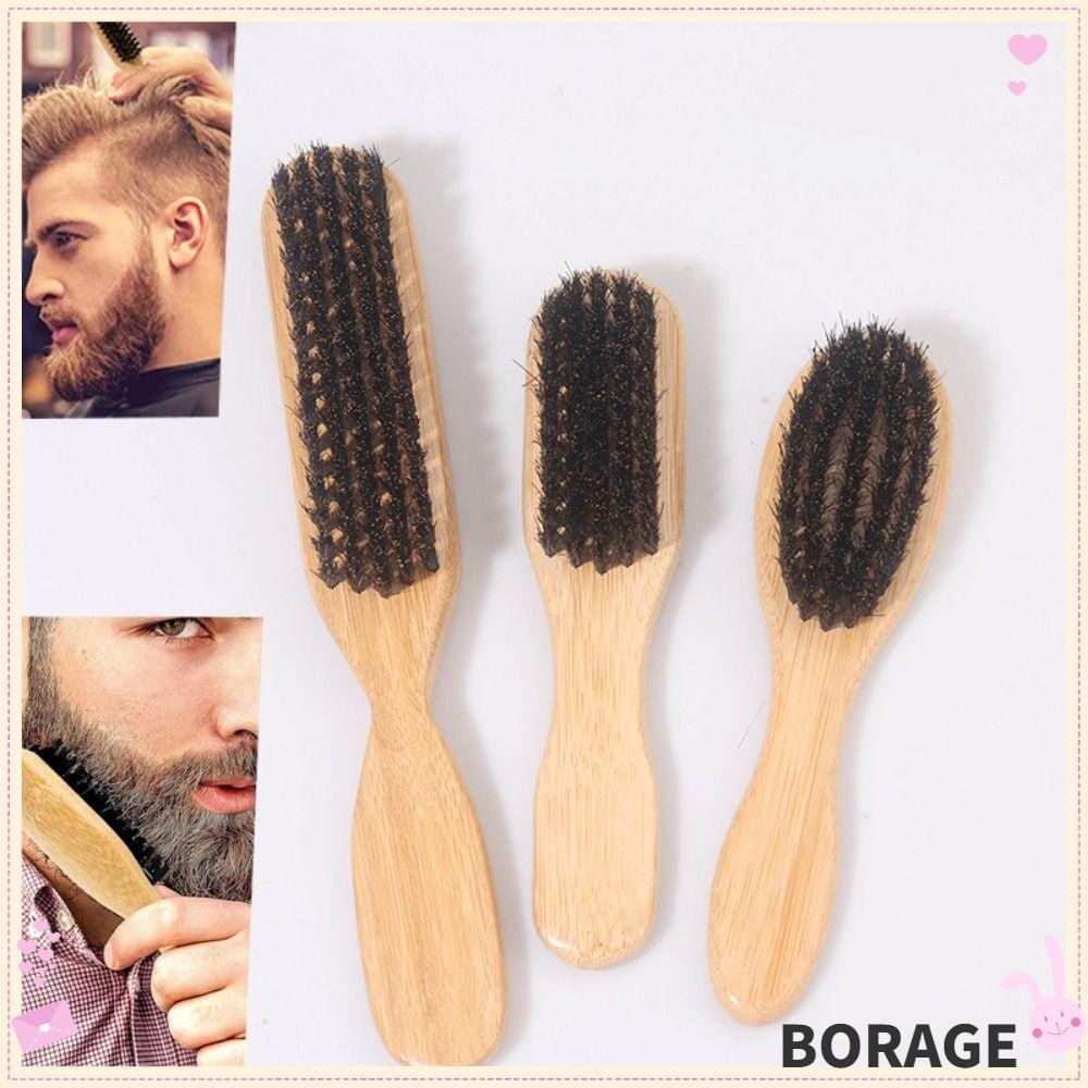 BORAG Slick แปรงหวีผมหลัง ดีไซน์รังผึ้ง ล้อเล่น ฟังก์ชั่นแปรงขนหมูป่า ไม้ Flyaways ควบคุม Smooth ...