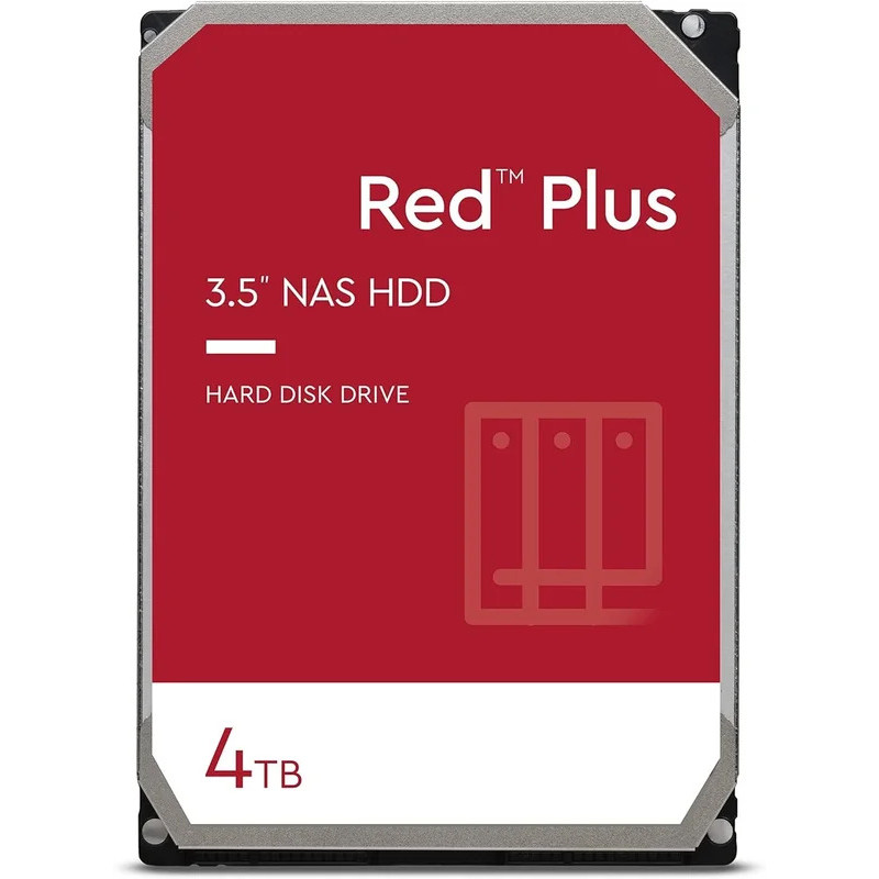 ใหม่ 1TB 2TB 3TB 4TB Red Plus NAS ฮาร์ดไดรฟ์ภายใน HDD 5400 RPM SATA 6 ...