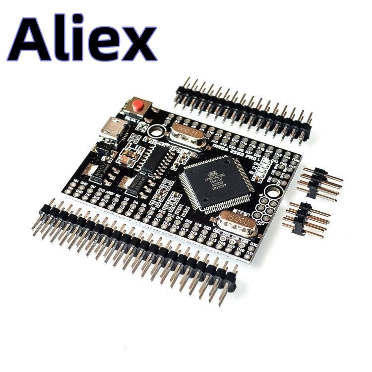 Mega 2560 PRO Embed CH340G/ATMEGA2560-16AU ชิปพร้อมหัวพินตัวผู้สําหรับ ...