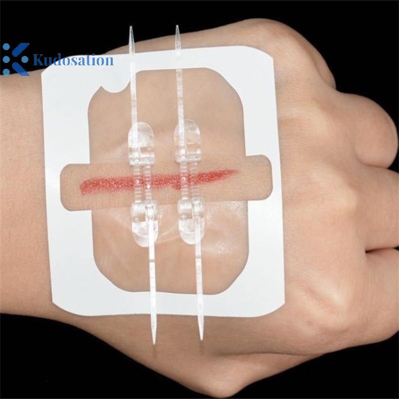 คุโดส 2 ชิ้น/กล่องผ้าพันแผล Band Aid Zip Stitches Zip Tie Wound ปิดกาว ...