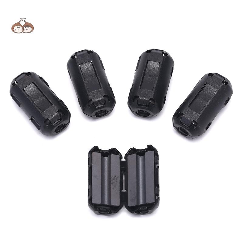 BEF 5 ชิ้น 3.5 มิลลิเมตรเสียง Suppressor EMI RFI คลิป Choke Ferrite ...