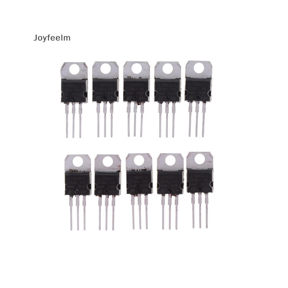 YFE 10 ชิ้น IC L7805CV L7805 TO-220 5V เครื่องปรับแรงดันไฟฟ้า N | Shopee Thailand