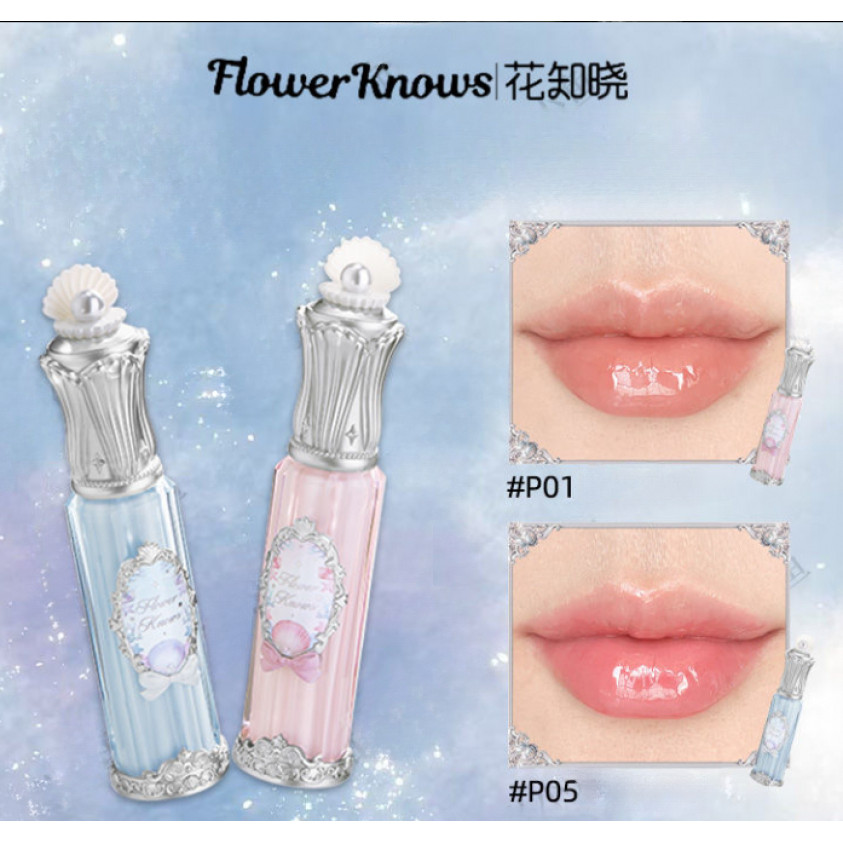 New Shell SeriesFLOWER KNOWS # Shell Pearl Series Lip Essence ลิปสติก ...