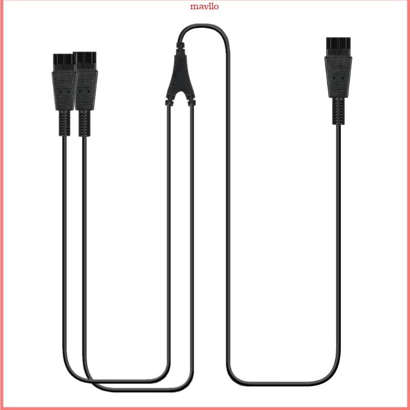 MAVLO สายตัดการเชื่อมต่อ QD ถึง 2 QD Y Splitter Cable สําหรับหูฟังสอง ...