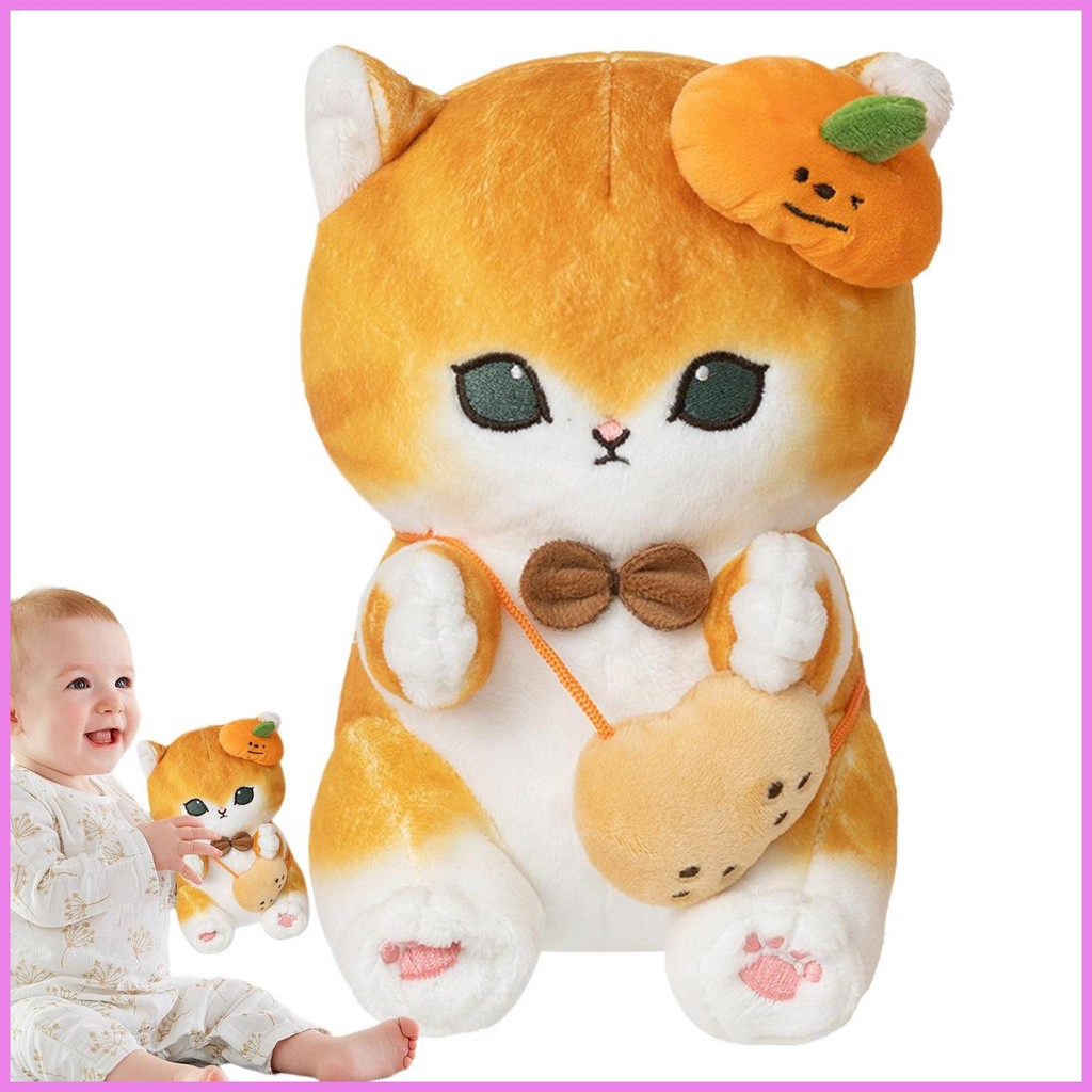 Cat Plush นุ่มน่ารักการ์ตูน Plushies Cat Stuffy Cat อเนกประสงค์โซฟา ...