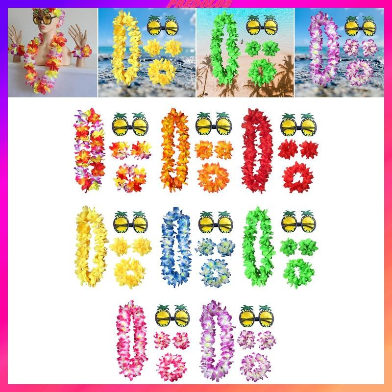 [Predolo2] Tropical เสื้อฮาวายชุดเครื่องแต่งกายแว่นตาชายหาดสําหรับชุดคอ ...