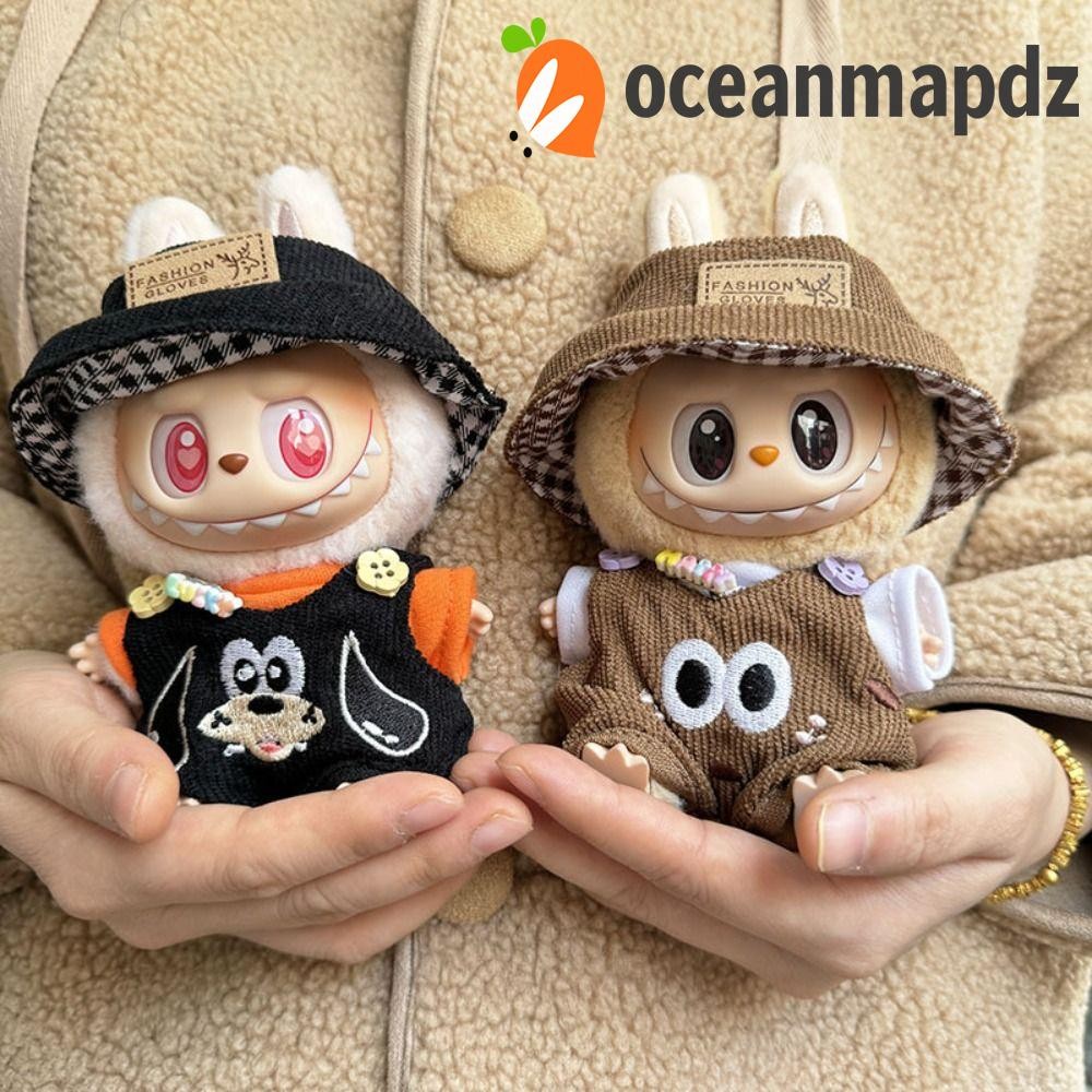 Oceanmapdz 1 ชุดนั่ง Party Labubu เสื้อผ้าตุ๊กตา, ชุดเปลี่ยนชุด Labubu II ชุดตุ๊กตา, ชุด Sui ชุด ...