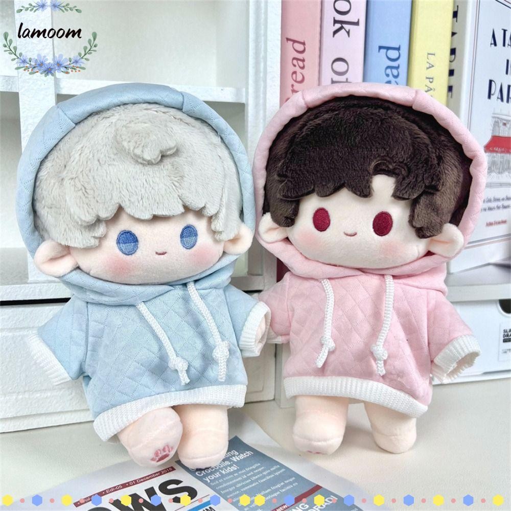 Lamoo เสื้อผ้าตุ๊กตาผ้าฝ้าย 20 ซม., Labubu/Kulomi/Melody ตุ๊กตาการ์ตูน ...