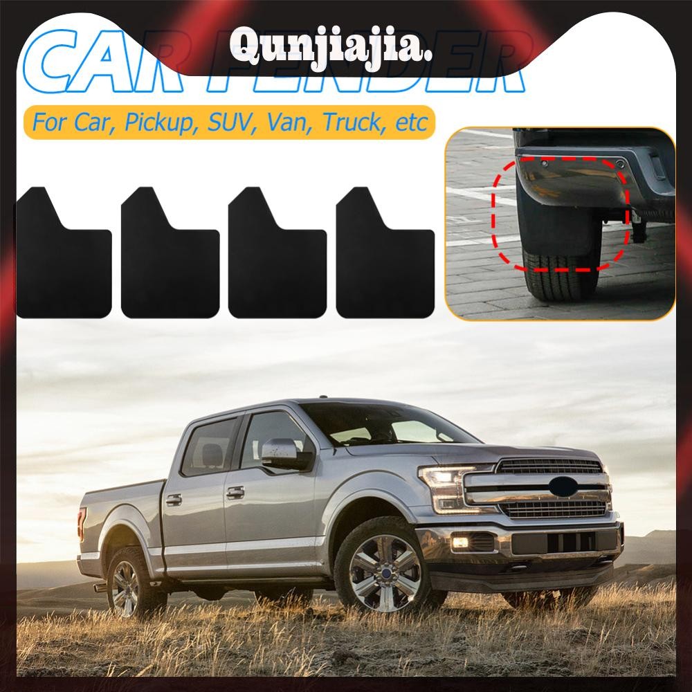 4 ชิ้นรถ SUV รถกระบะ Van Mud Flaps Mudguards ด้านหน้าด้านหลัง Fender ...
