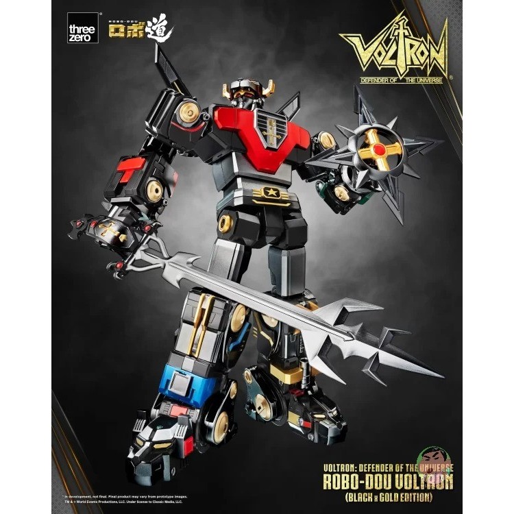 Threezero Voltron: Defender of the Universe ROBO-DOU Voltron (Black x ...