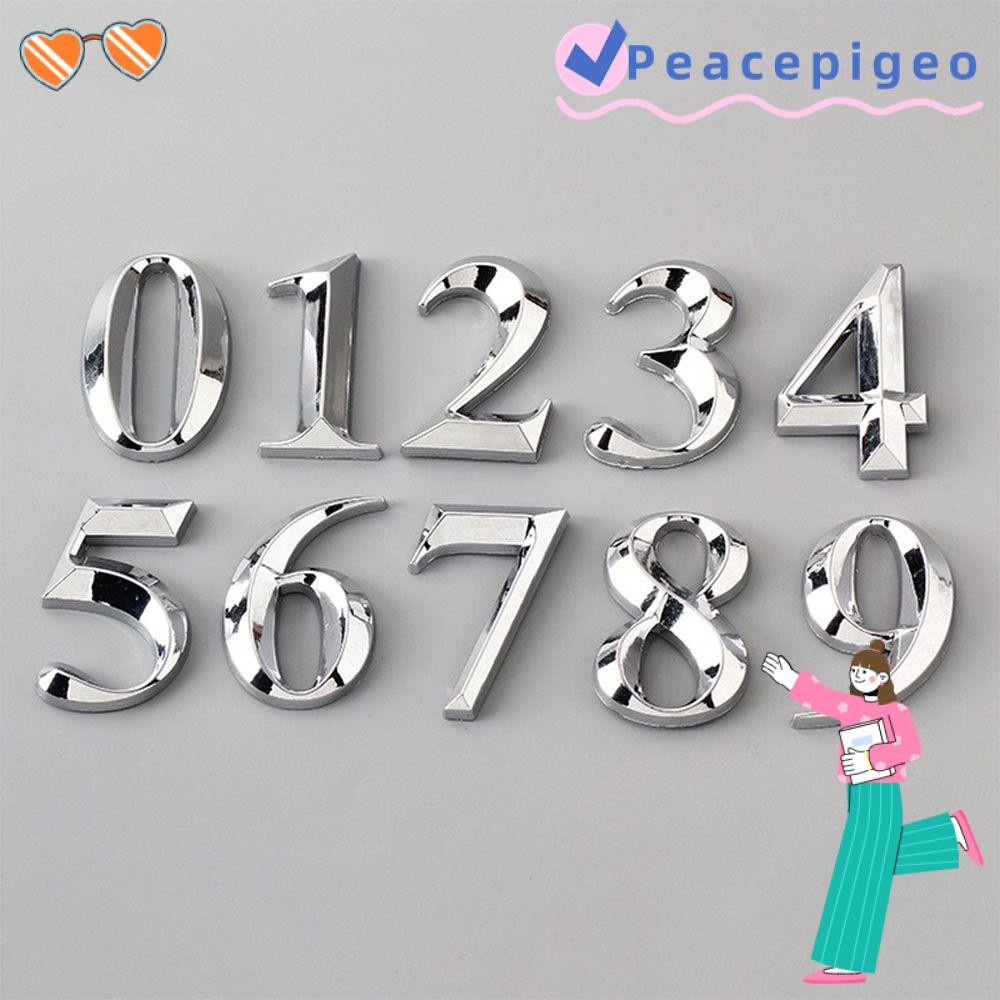 PEACEPIGEO ป้ายประตู หลักเงิน เรียบง่าย ทันสมัย | Shopee Thailand
