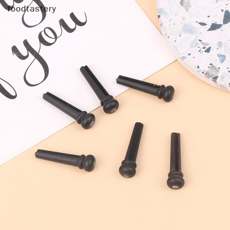 FTY 6 ชิ้นกีตาร์พื้นบ้าน Ebony String กรวย Solid String Verbra String ...