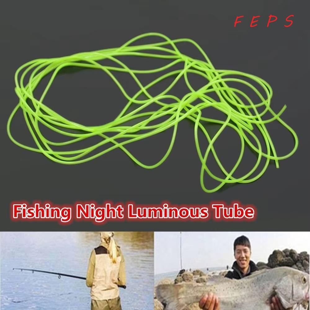 FEPS Fishing Night Luminous Tube, 0.8/1/1.5/2 มม.สีเขียว Luminous สายตก ...