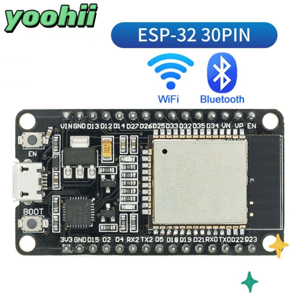 YOOHII Microcontroller โปรเซสเซอร์แบบบูรณาการ, Dual-Mode WiFi + บลูทูธ Dual Cores ESP32 ESP-32S ...