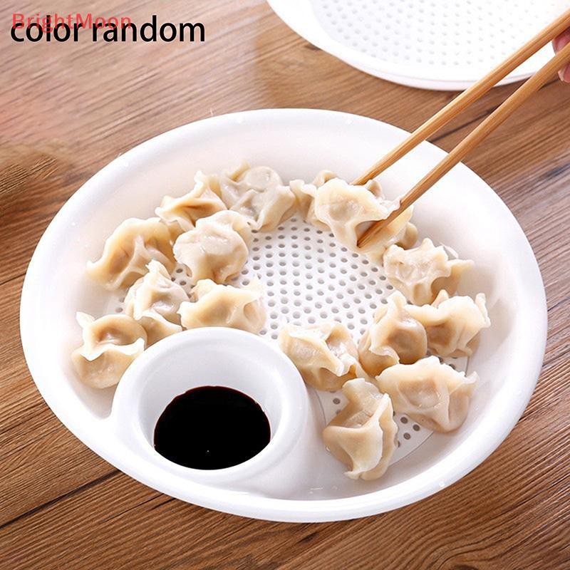 Brightmoon Double Layered Dumpling Plate gar จาน al Dumpling ผลไม้ ...