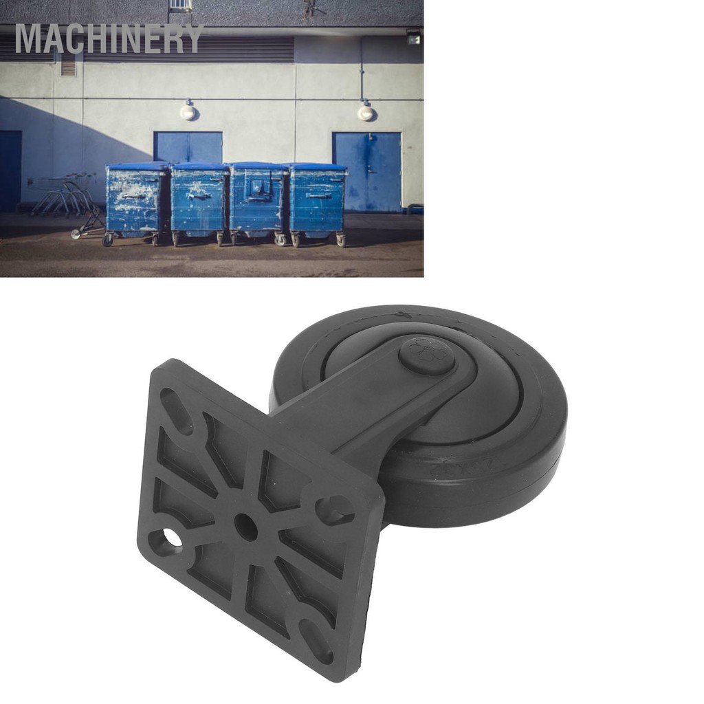 Machinery 5in Caster Wheel Rubber Quiet Shock Absorbing Impact ...