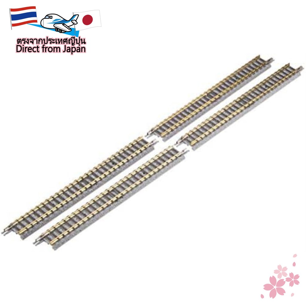 TOMIX Railway Model รถไฟจำลอง N Gauge 1801 รางตรง S140(F) (ชุด 4 ชิ้น) | Shopee Thailand