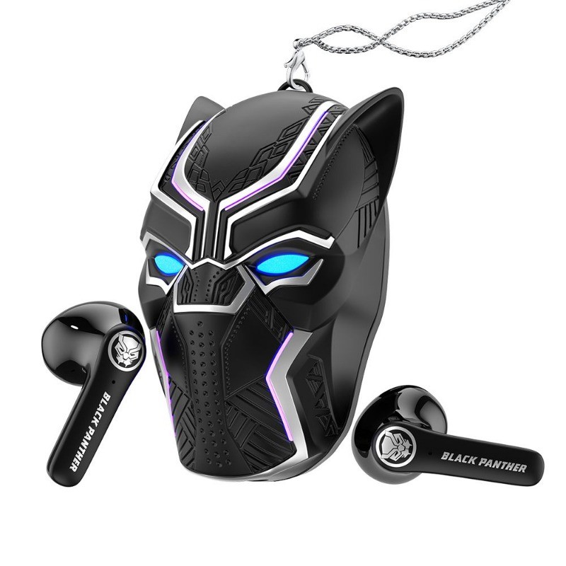 Marvel Black Panther ไร้สายบลูทูธ 5.3 หูฟัง RGB HiFi คุณภาพเสียง ...