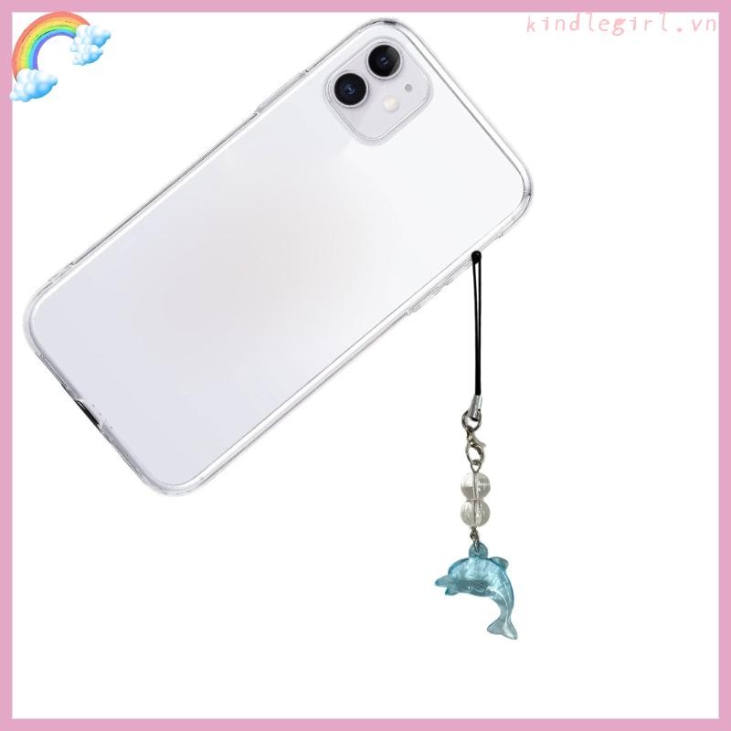 HSV Stylish Blue Dolphin Bag Charm โซ่โทรศัพท์และพวงกุญแจพวงกุญแจลูกปัด ...