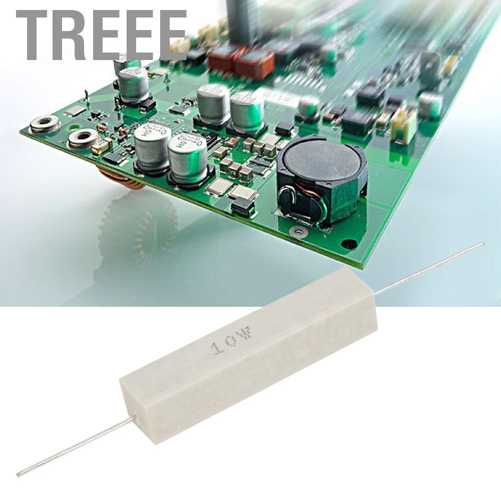 Treee ตัวต้านทานซีเมนต์ 10 ชิ้นค่าความต้านทานความแม่นยำสูง | Shopee Thailand