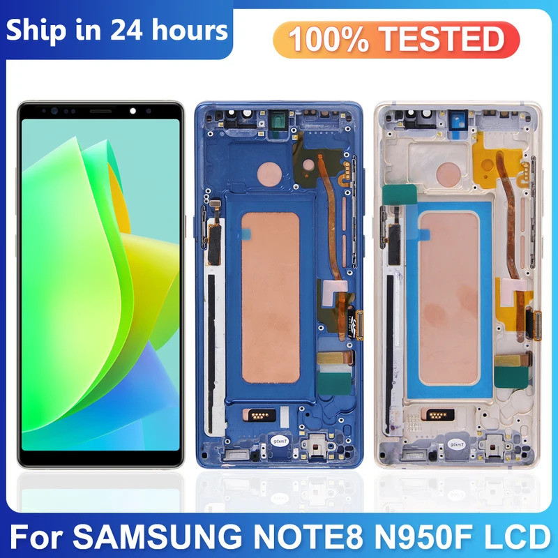 OLED TFT สําหรับ Samsung Galaxy Note 8 N950 N950F N9500 จอแสดงผล LCD ...