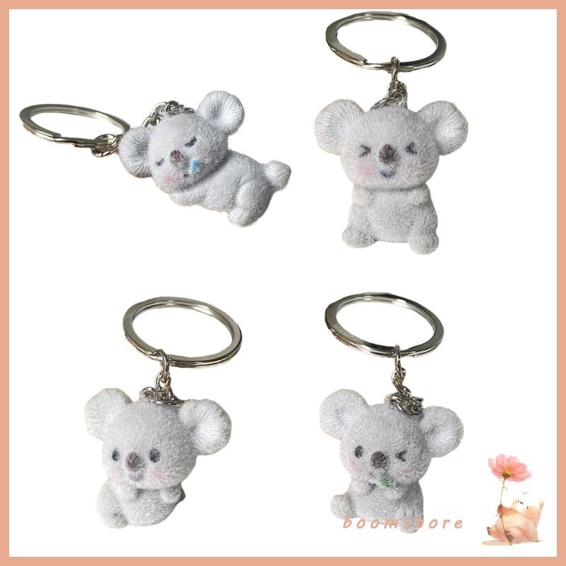 Boom 4 ชิ้นอินเทรนด์ Koala Key Holder อุปกรณ์เสริมพวงกุญแจหรูหราสําหรับ ...