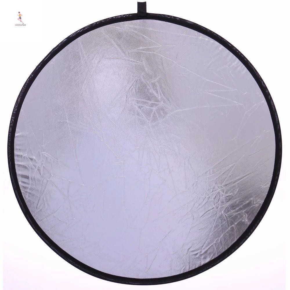 Cross Disc Light Reflector สตูดิโอถ่ายภาพกล้องอุปกรณ์เสริม 2in1 ทองและ ...