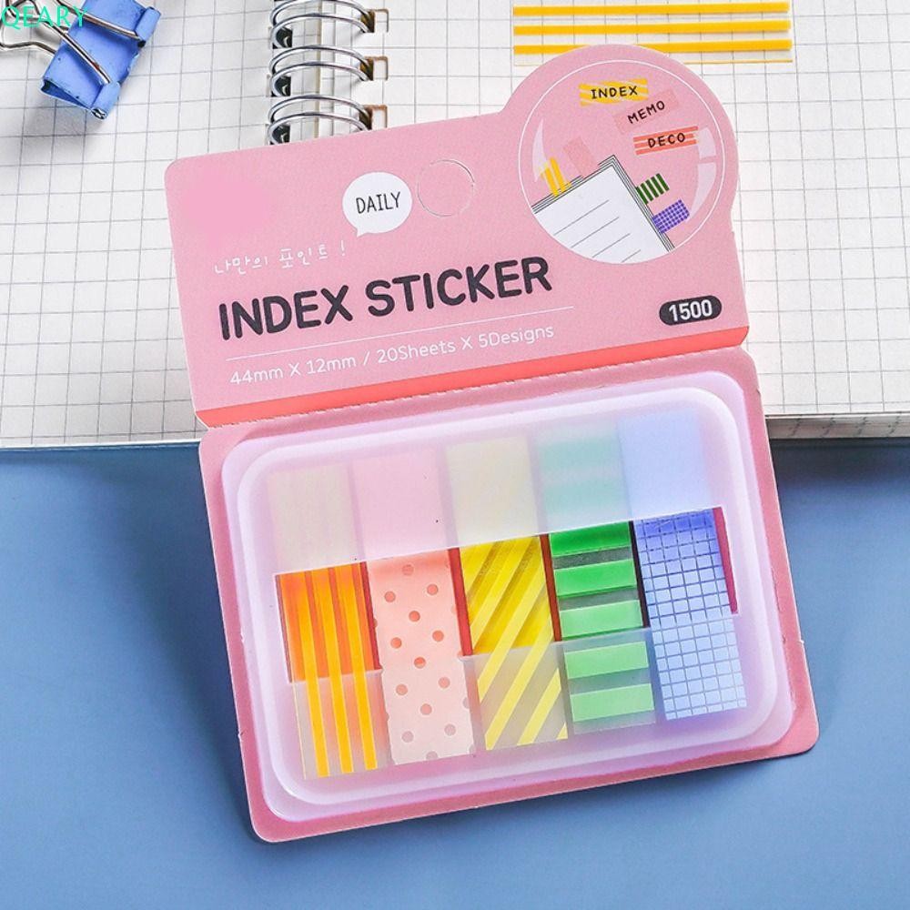 Qeary Sticky Labels, Diary Planner Sticker Keypoints Marker Index ...