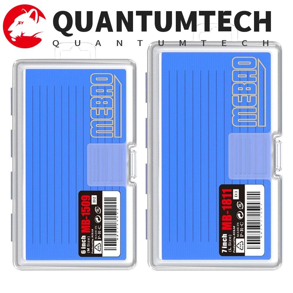 QUANTUMTECH Lure กล่องอุปกรณ์ตกปลาทนทาน EVA Fly กล่อง Hook Case อุปกรณ์เสริมเหยื่อตกปลา Tackle ...