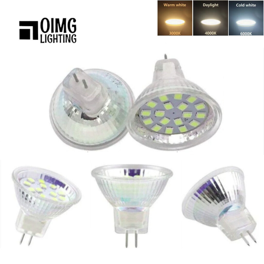 OIMG AC/DC 12 V-24 V Mini LED Spotlight หลอดไฟ MR11 GU4 2835 SMD 2W 3W 12LEDs 18LEDs Bright ...