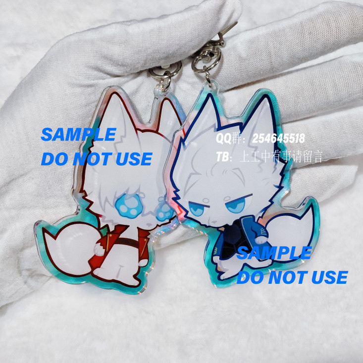 Devil May Cry อะนิเมะ KeyChain ผู้หญิง Key Chain สําหรับชายแหวนอะคริลิค ...