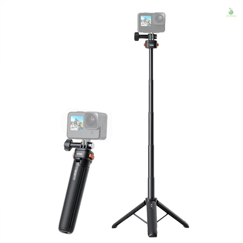 VRIG AC04 ขาตั้งขาตั้งกล้องแบบขยายได้พร้อมหัวยึดแบบปลดเร็วแบบแม่เหล็ก ...