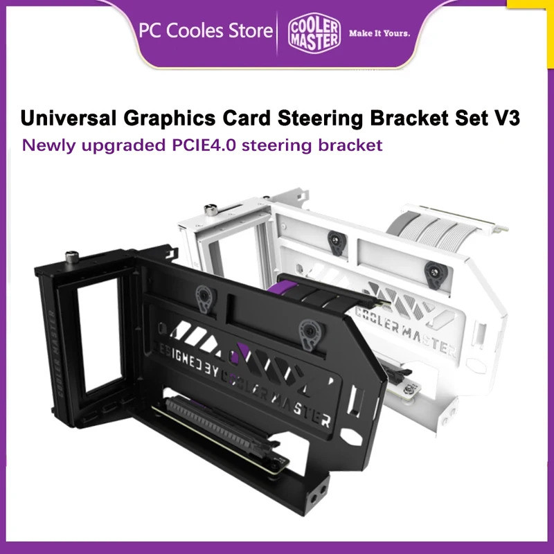 ชุดยึดการ์ดกราฟิก Cooler Master KIT V3 PCI-E 4.0 สายต่อขยาย GPU เข้ากัน ...