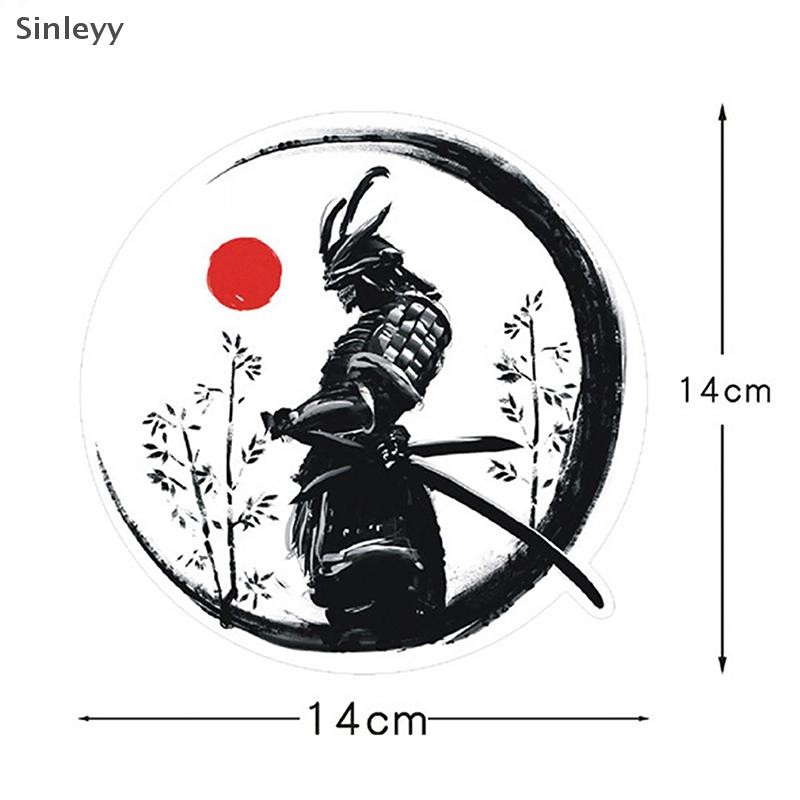 Nel JAPAN Samurai Warrior Sticker Katana Decal ไวนิลจักรยานจักรยาน ...